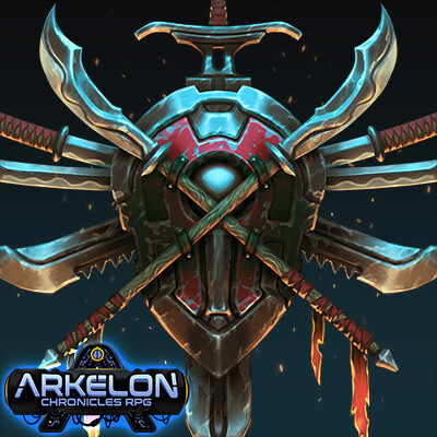ArtStation - Arkelon Chronicles - Warrior Crest Design