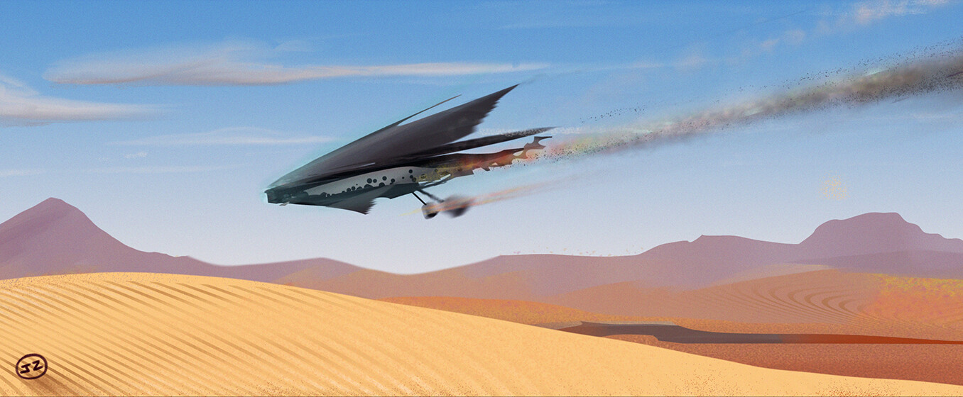 ArtStation - Flying low