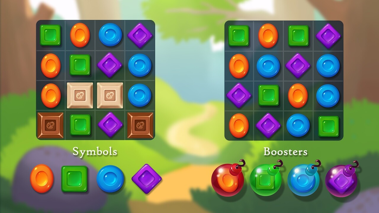 ArtStation - Match-3 game UX/UI