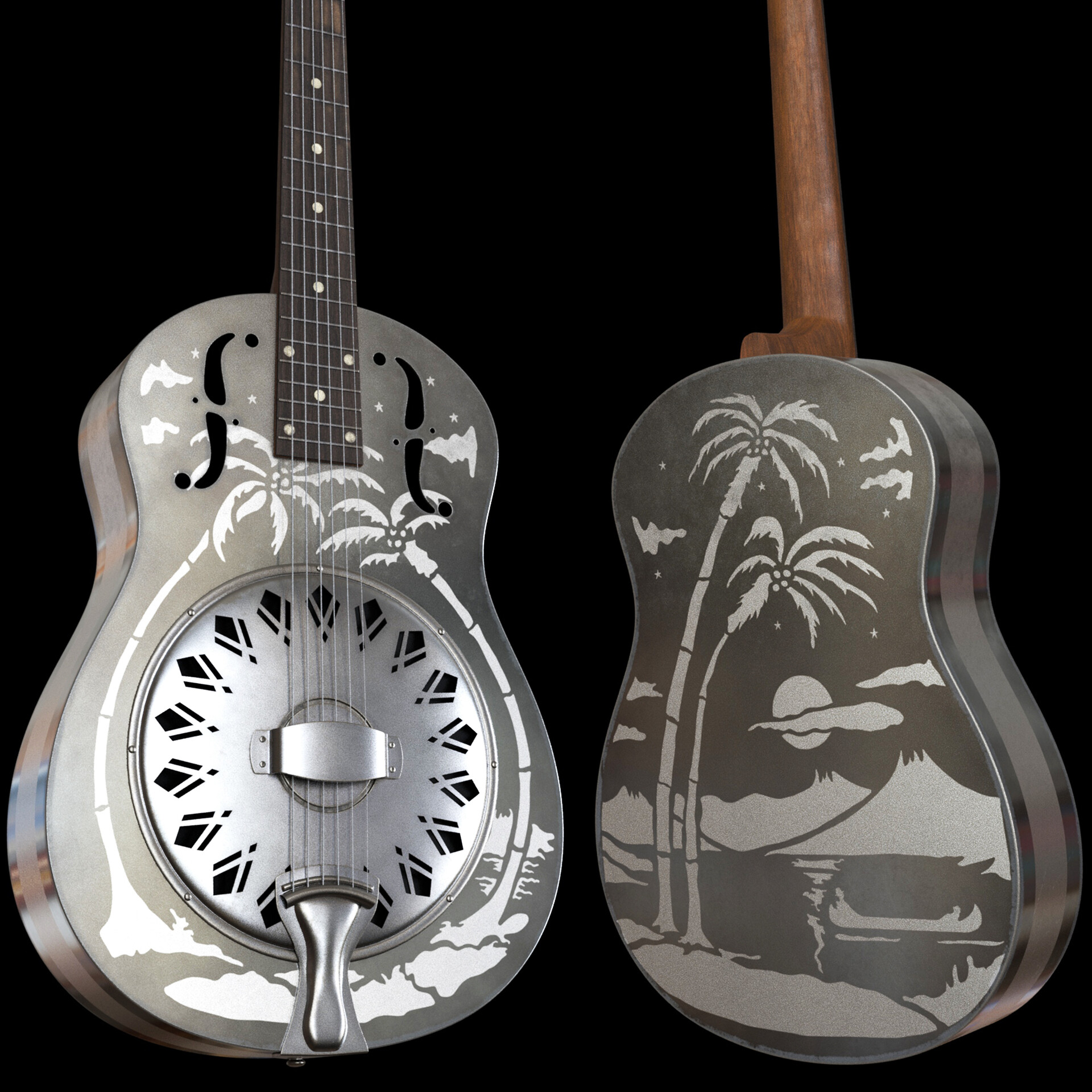 ArtStation - National Type-O Guitar