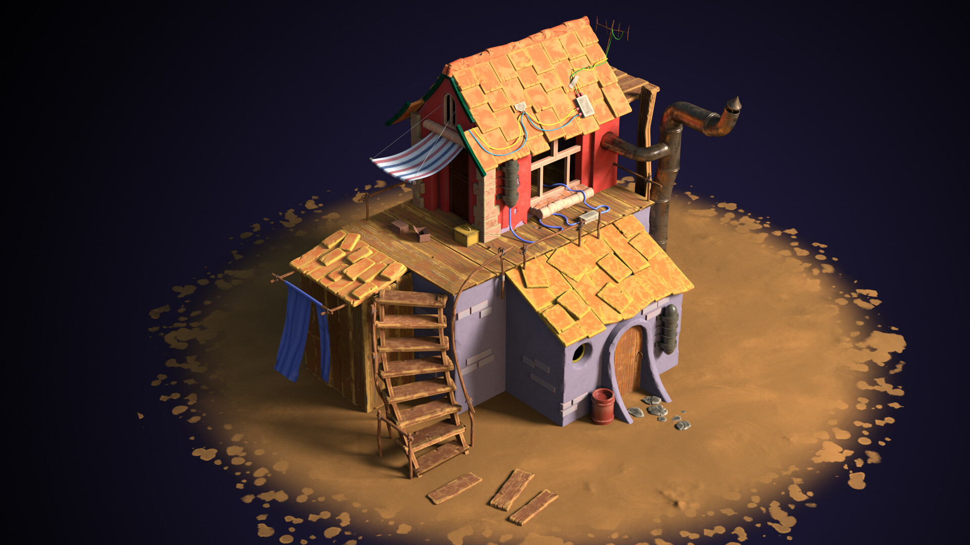 ArtStation - Stylized home