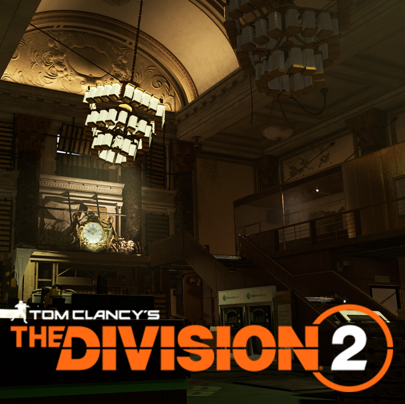 ArtStation - National Bond Bank Lobby- Tom Clancy's: The Division 2