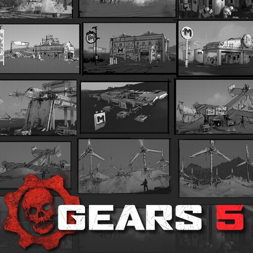 ArtStation - Gears 5 - Overworld exploration