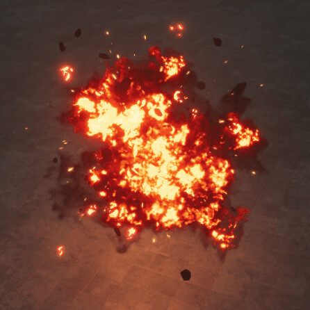 ArtStation - Explosion Practice (UE4, FumeFX)