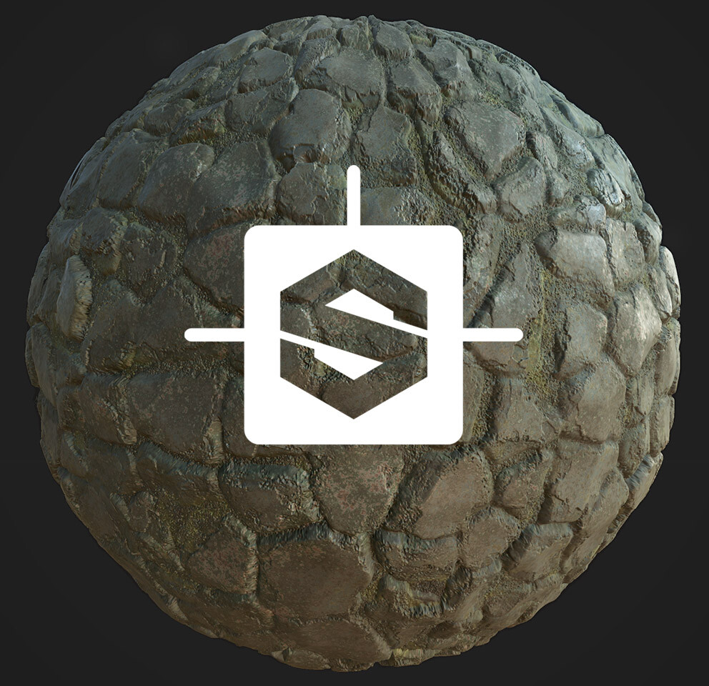 ArtStation - Worn stones procedural material