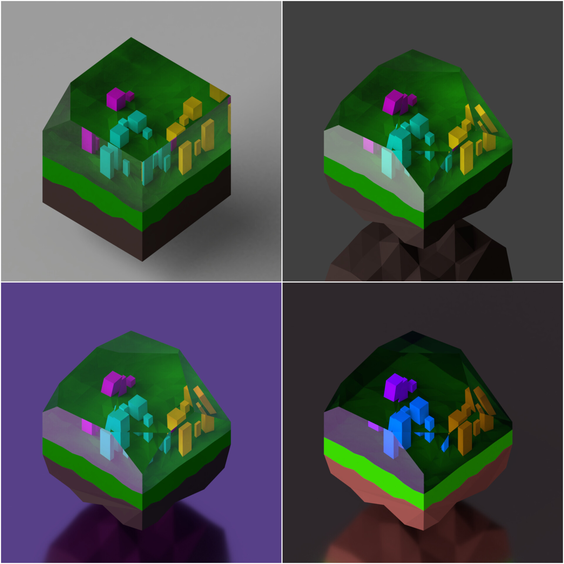 ArtStation - Mineral cube