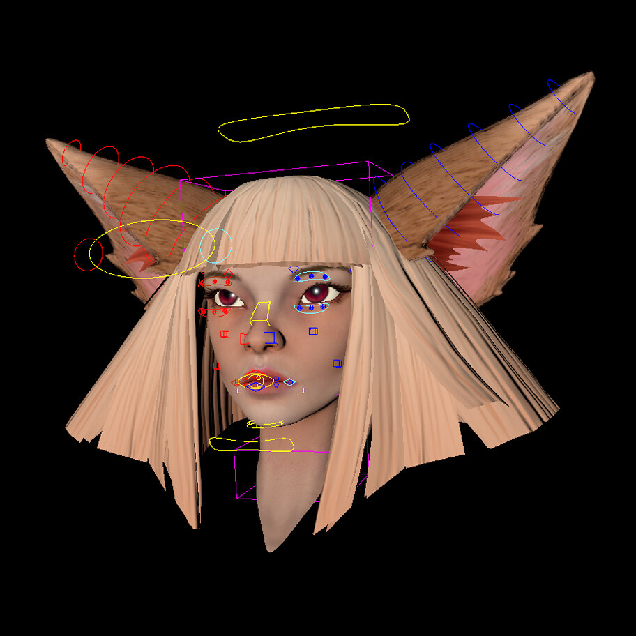 ArtStation - Shinobi face rig