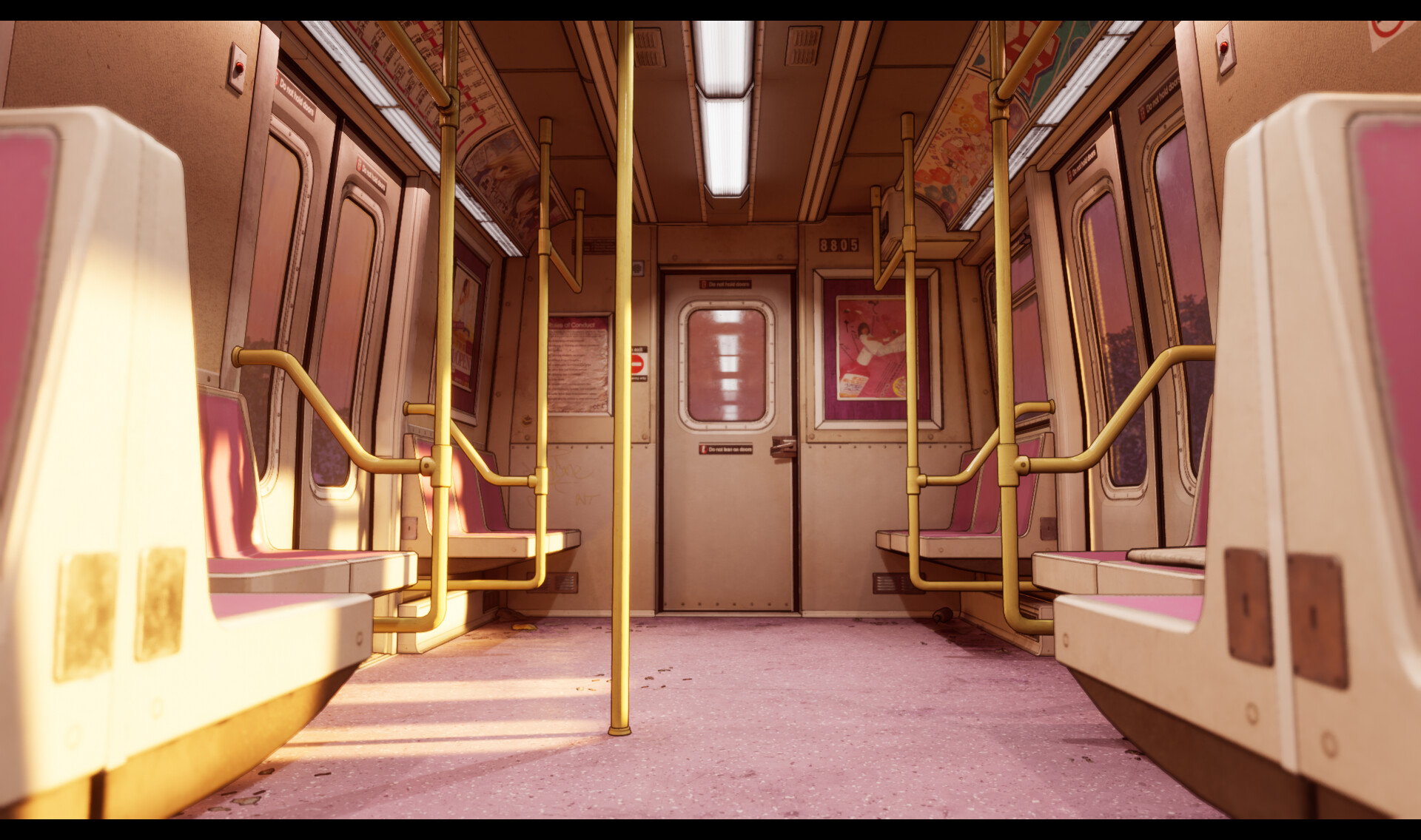 ArtStation - Subway Train Restyle