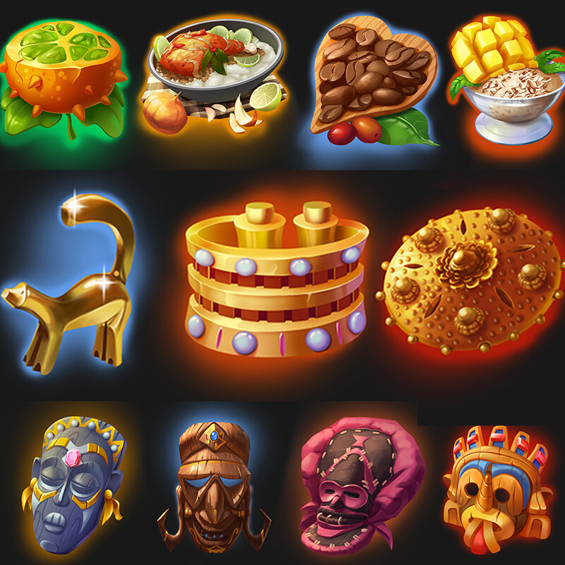 ArtStation - Game collection's icons