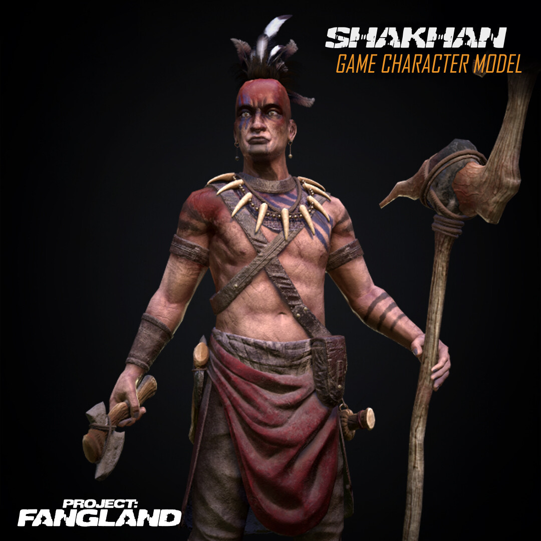 ArtStation - Fangland Warrior: Shakan