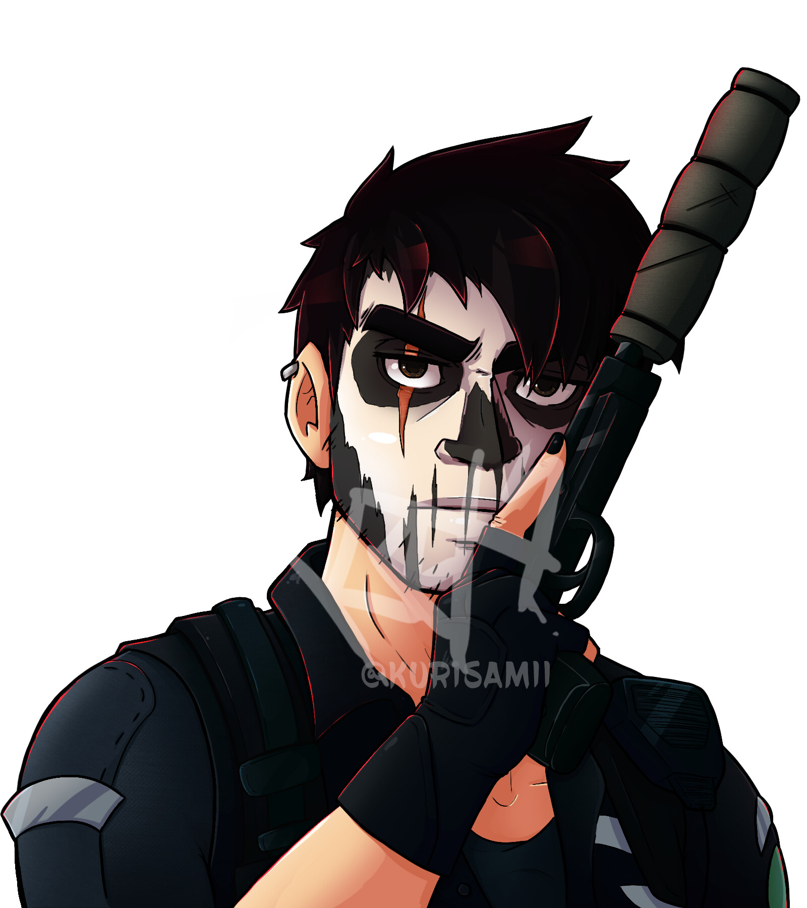 ArtStation - Caveira Genderbend (R6)