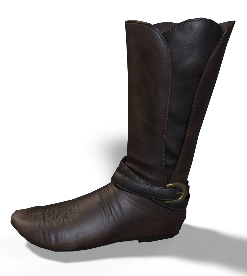 ArtStation - Cowboy Boots for Avatars