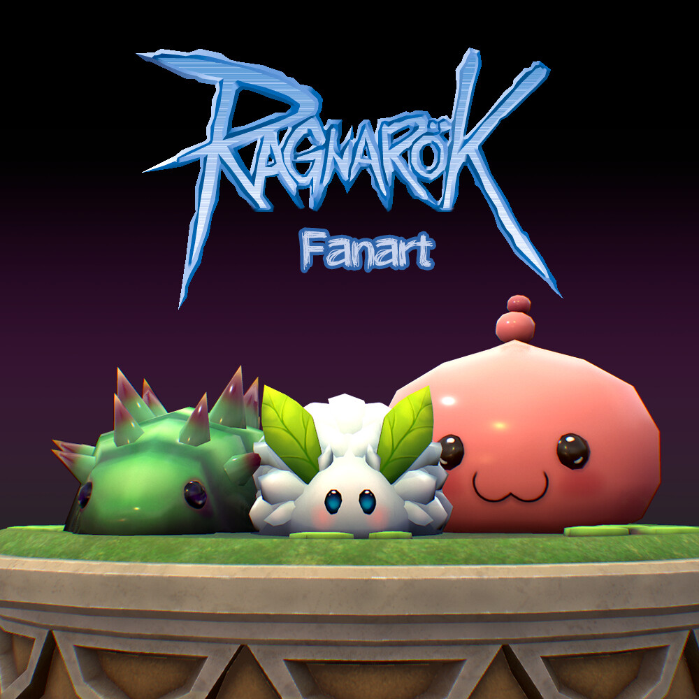 ArtStation - Ragnarok Online, Prontera area lowpoly mobs