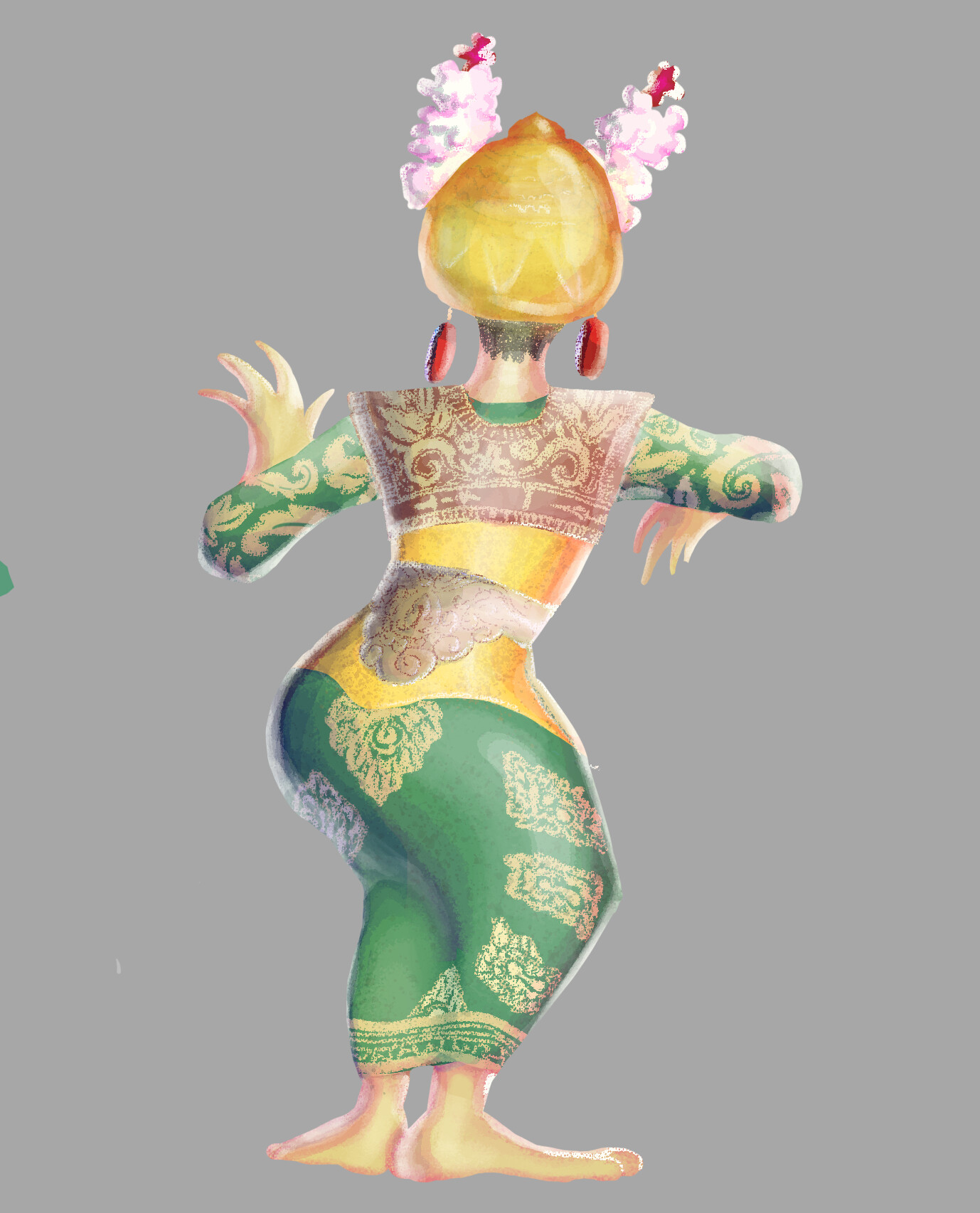 ArtStation - Barong Dancer Cartoon. More to come!
