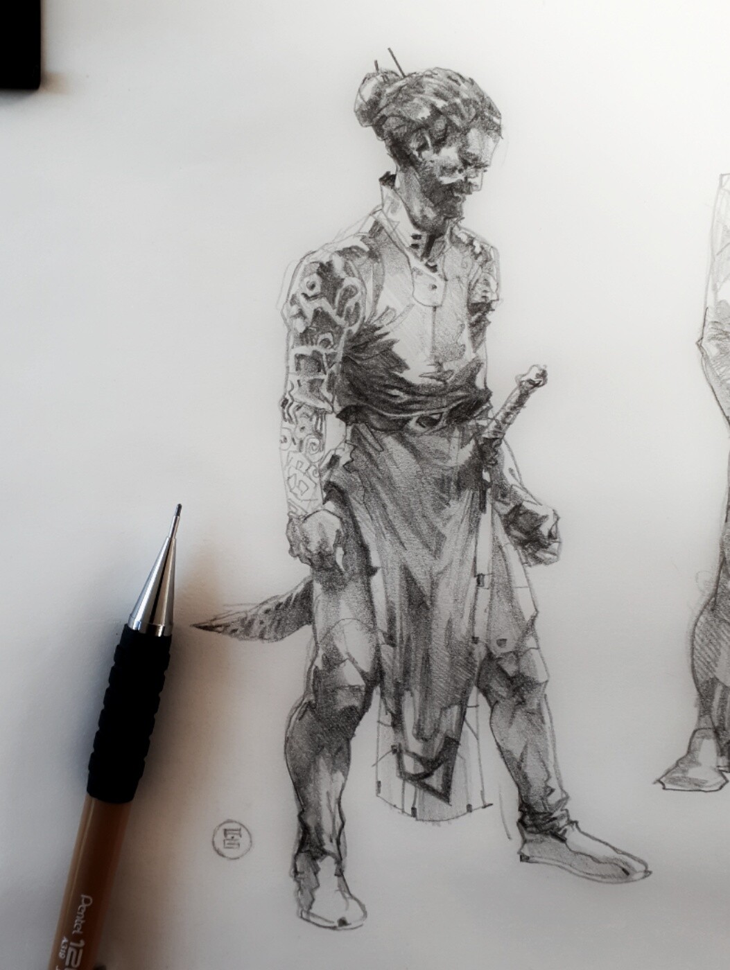 ArtStation - Sketching.42 warrior