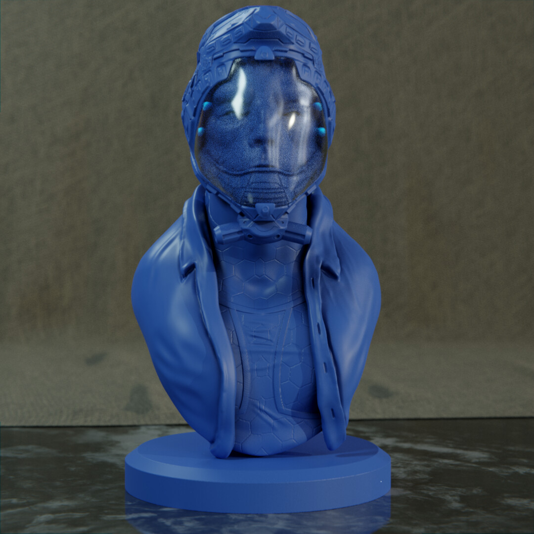 ArtStation - Concept Space-alien for 3D print