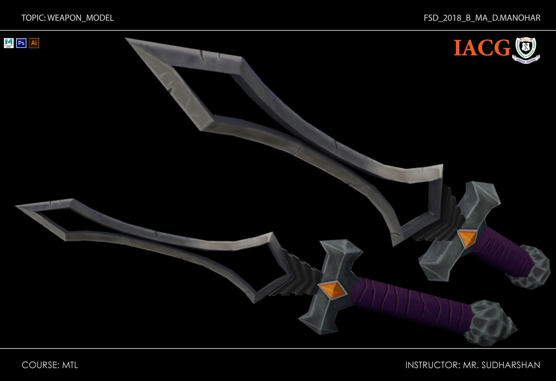 ArtStation - Sward weapon