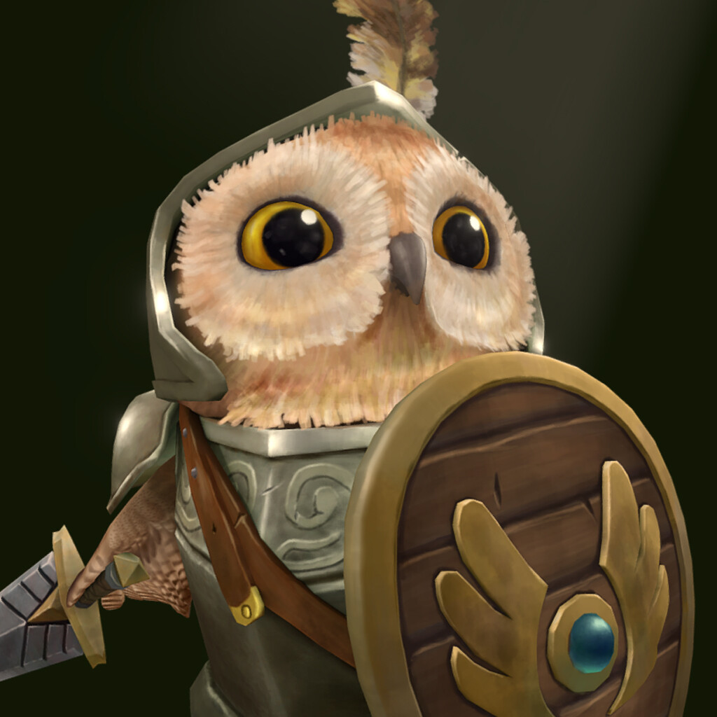 ArtStation - The Owl Knight