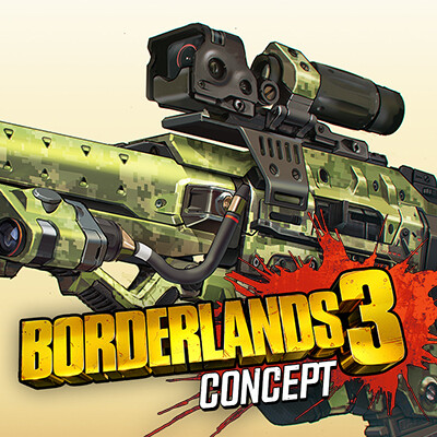 ArtStation - Borderlands 3: Dahl Weapons