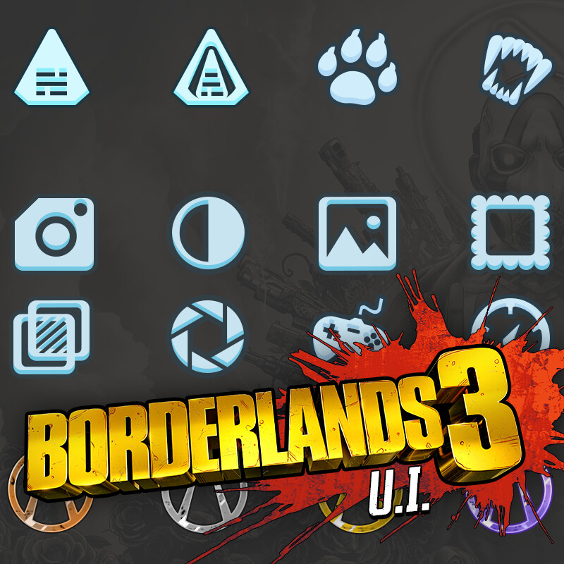 ArtStation - Borderlands 3: Miscellaneous Icons