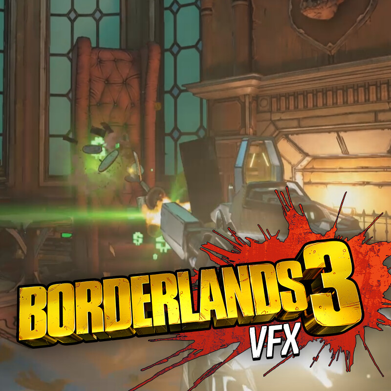 ArtStation - Borderlands 3 VFX: Money Gun