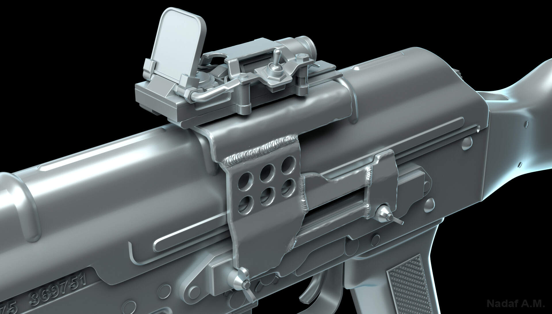 ArtStation - Metro Exodus Kalash, HIGHPOLY