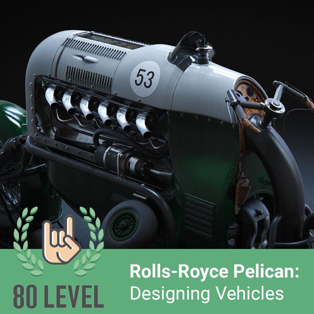 ArtStation - 80.lv Article - Rolls-Royce Pelican: Designing Vehicles