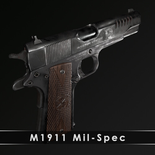 ArtStation - M1911 Mil-Spec