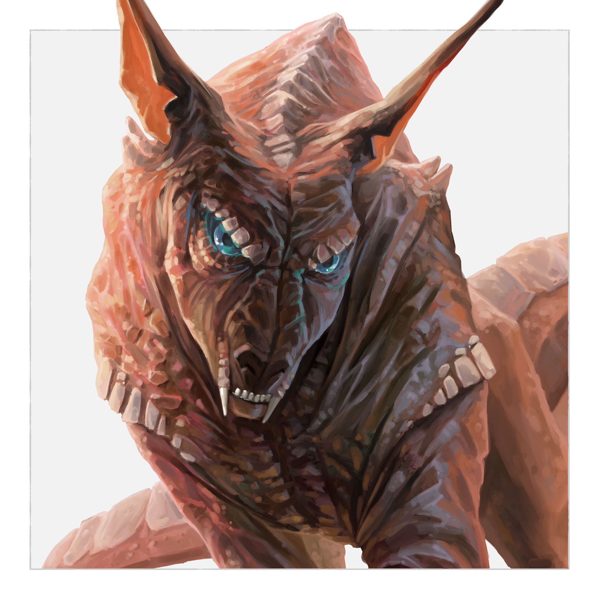 ArtStation - Draconic Wolf