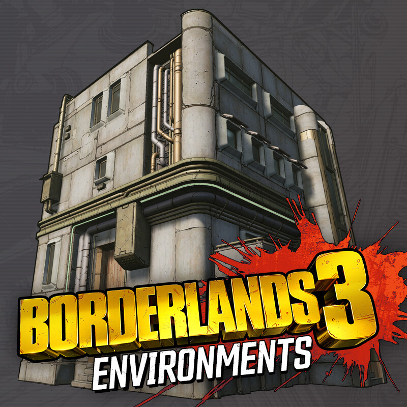 ArtStation - Borderlands 3 Promethea Buildings