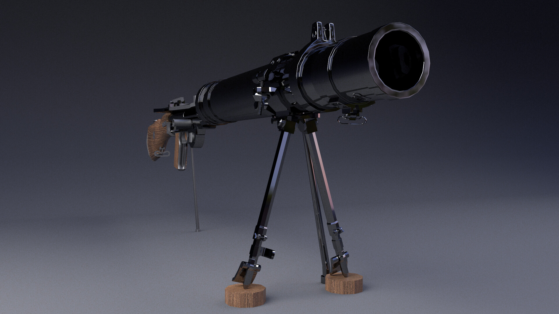 ArtStation - Lewis Machine Gun modeling Collaboration