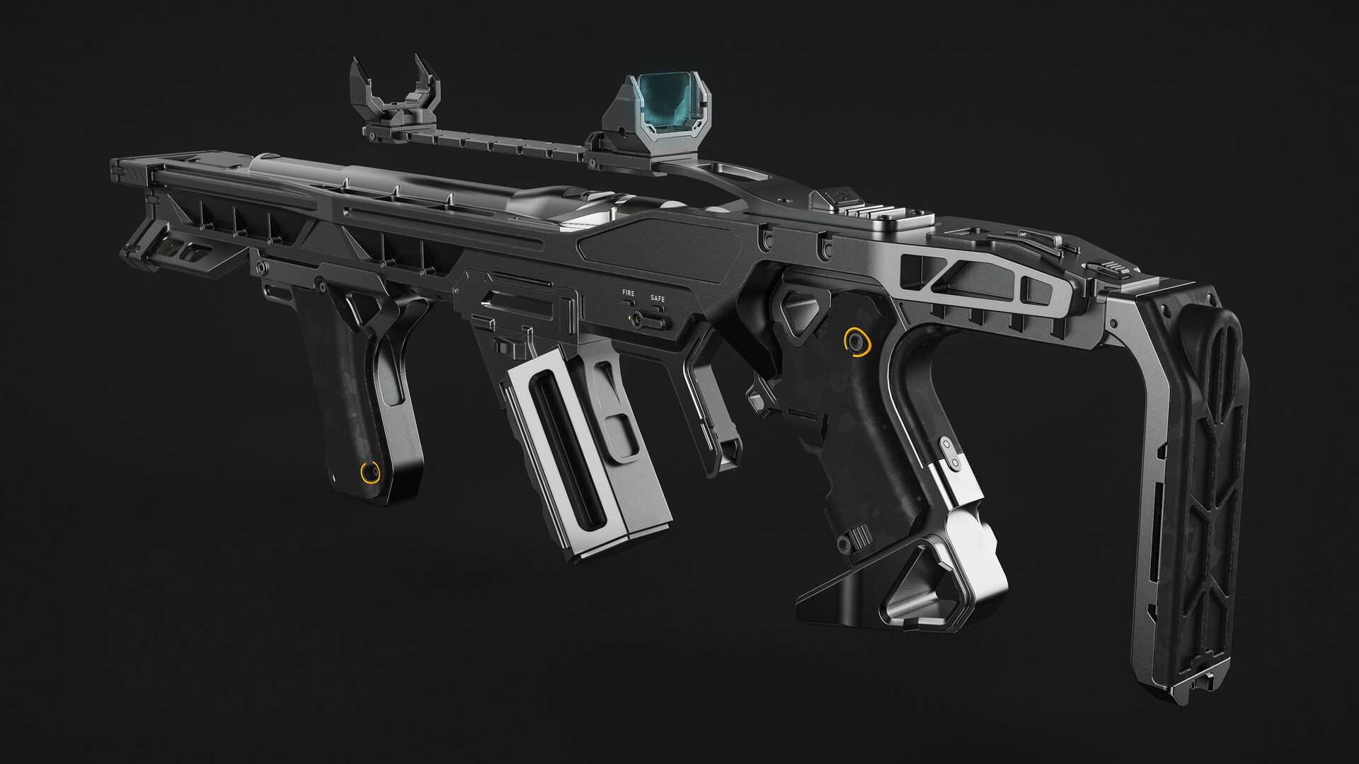 ArtStation - Project Assault Rifle Design
