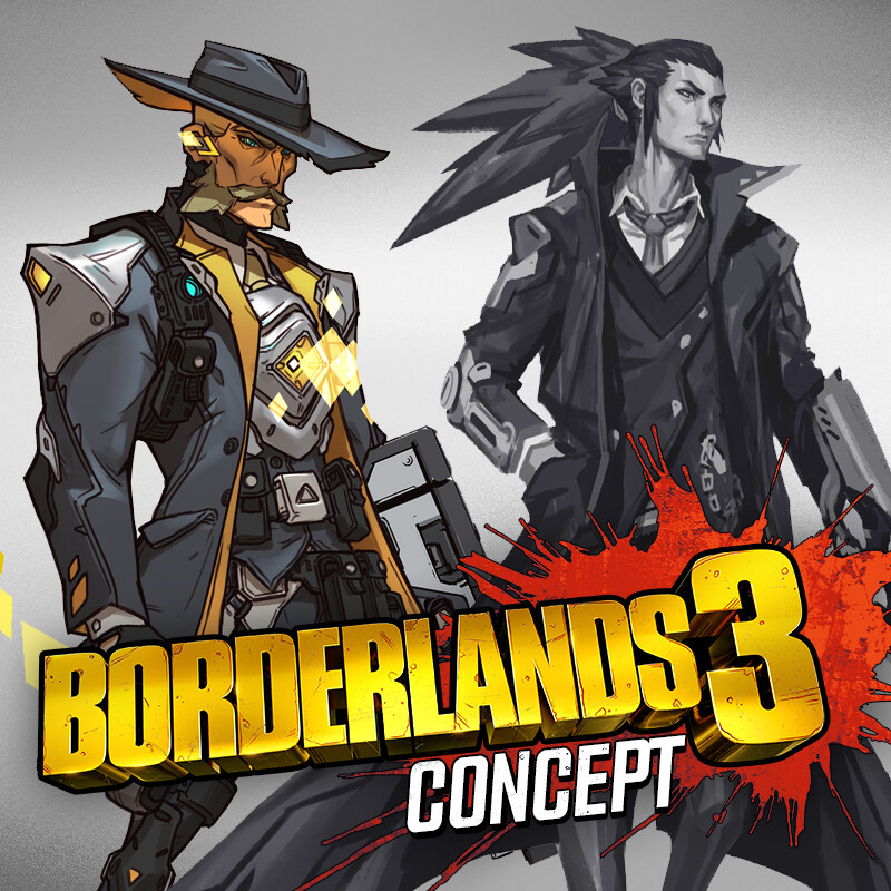 ArtStation - Borderlands 3 - Zane The Operative Early Exploration