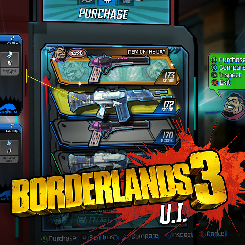 ArtStation - Borderlands 3 Vending Machine Concepts
