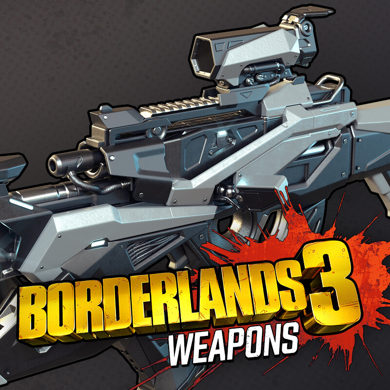 ArtStation - Borderlands 3: Hyperion SMG