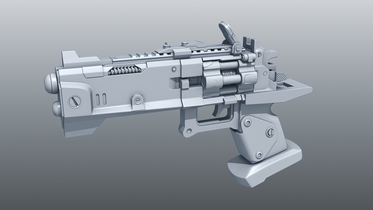 ArtStation - Torgue Pistol - Borderlands 2