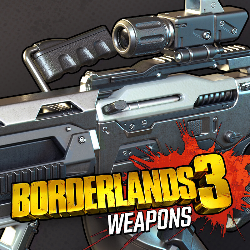 ArtStation - Borderlands 3 - Dahl Assault Rifle