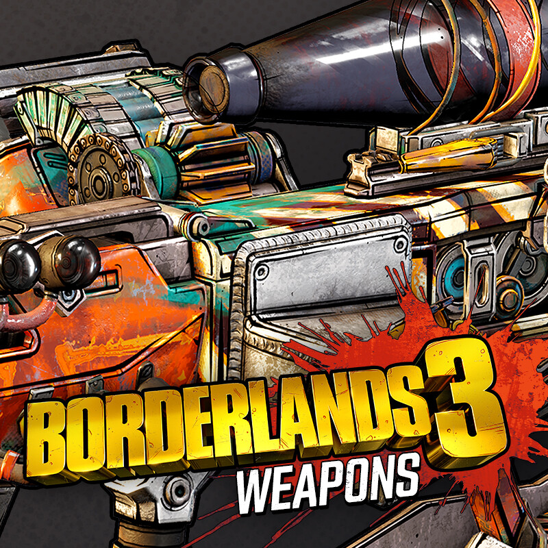 ArtStation - Borderlands 3 - COV Assault Rifle – Lowpoly