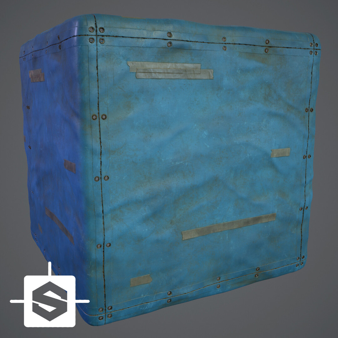 ArtStation - Plastic Tarp Props and Tile Material - Substance Designer