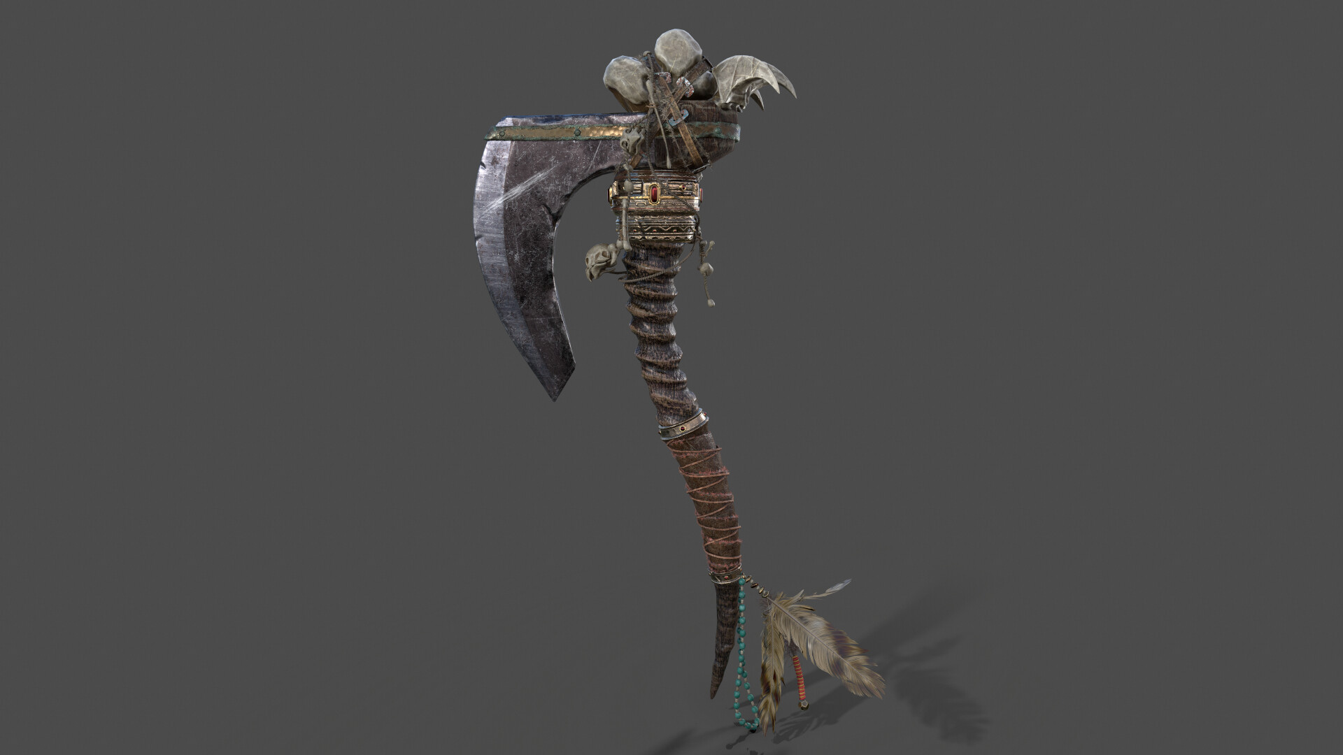 ArtStation - Prop Tomahawk (High/Low-poly)