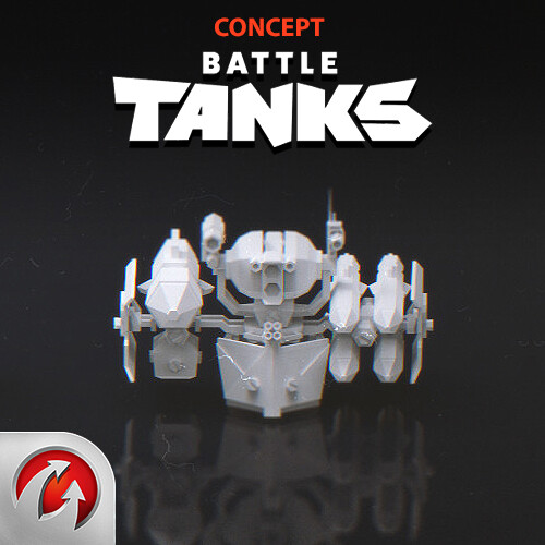 ArtStation - concept tower for battle tanks