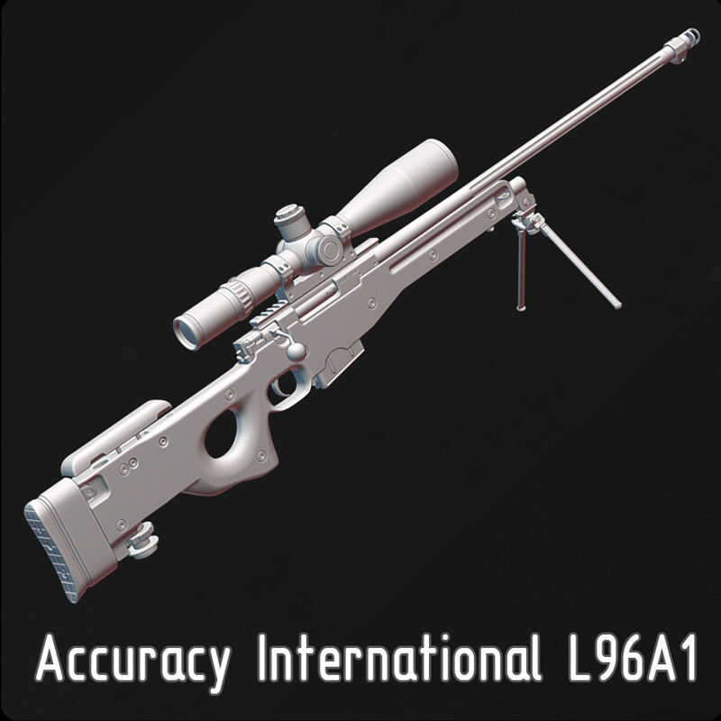 ArtStation - Accuracy International L96A1(AWP)