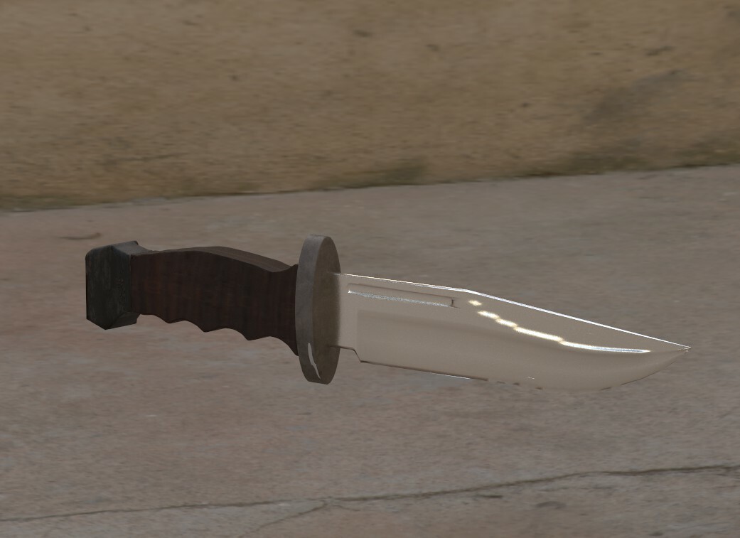 ArtStation - Rambo Movie 2019 Last Blood Signature Knife Modeling