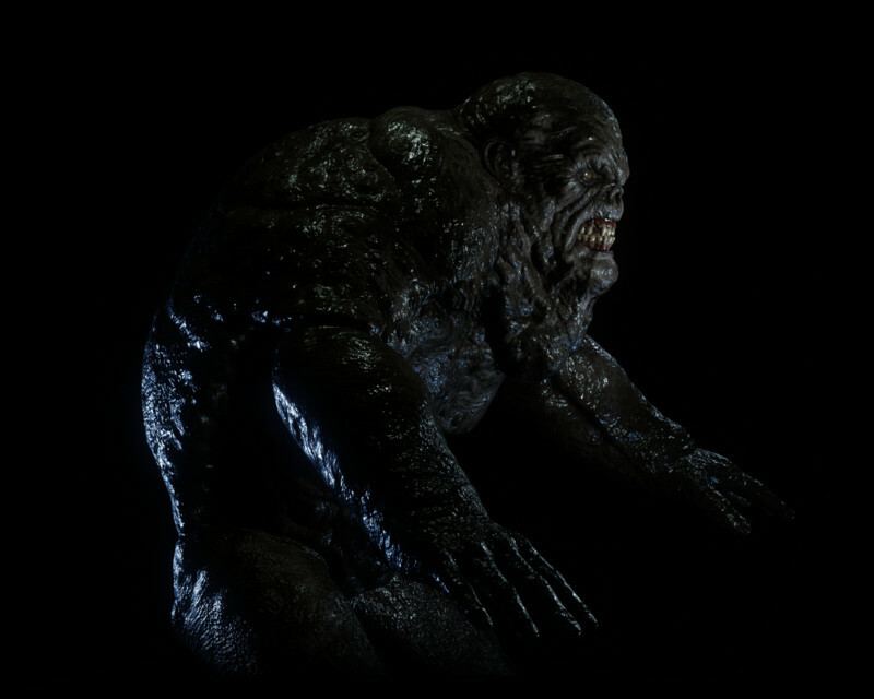 ArtStation - Monster for Game - Horror/suspense