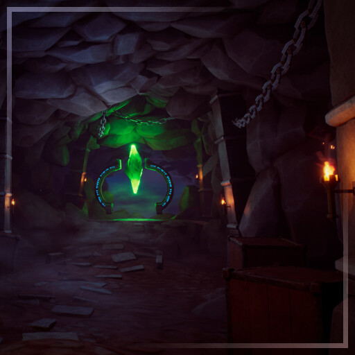ArtStation - Stylised Cave Altar - UE4 PBR