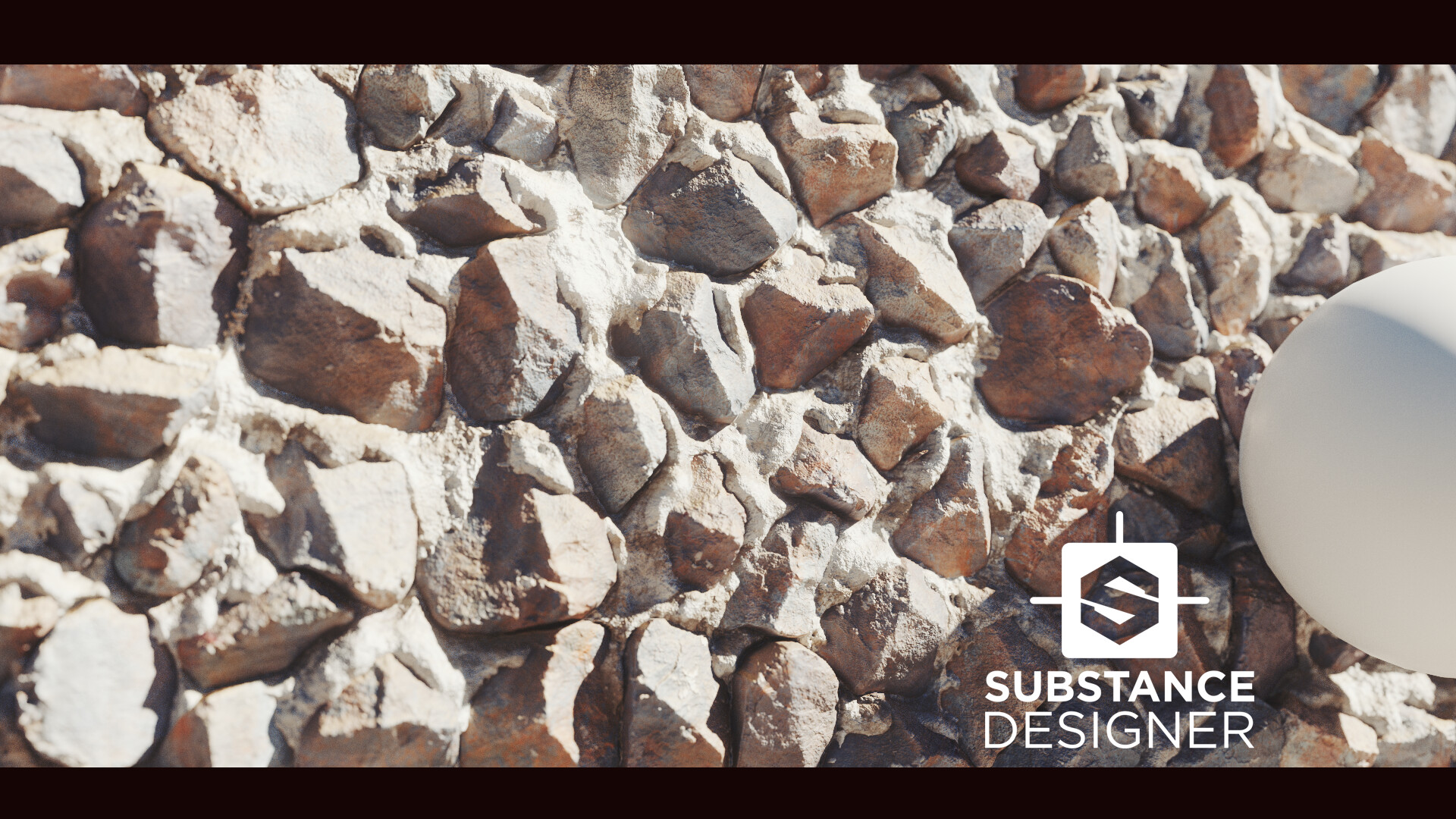 ArtStation - procedural stone wall study