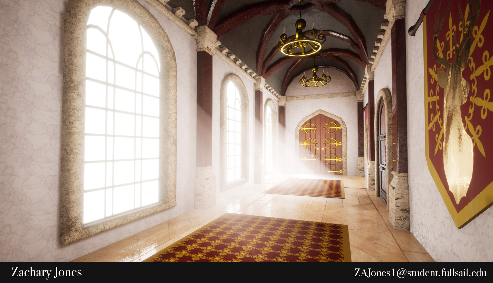 ArtStation - Renaissance Hallway