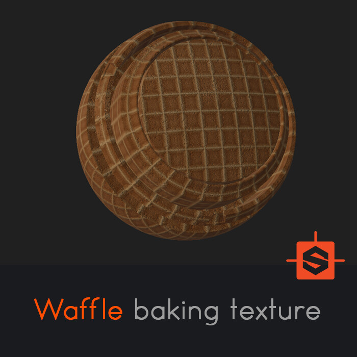 ArtStation - Waffle baking texture