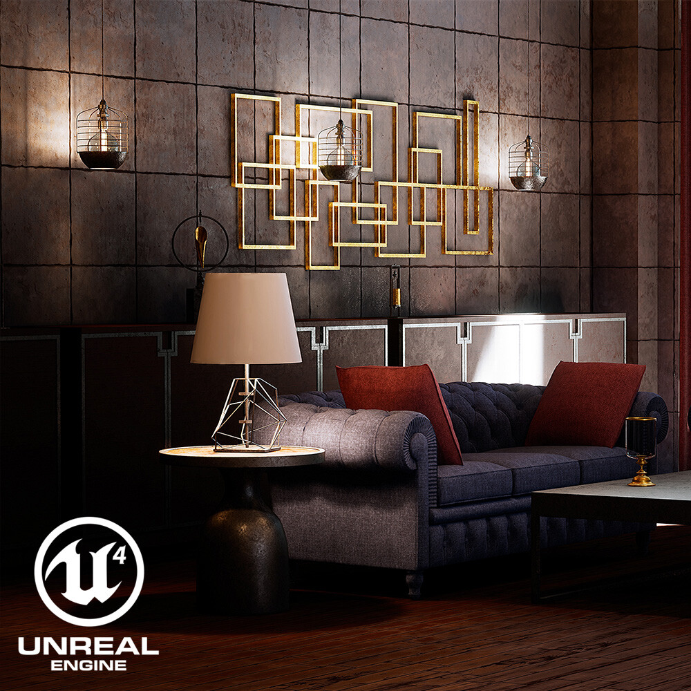 ArtStation - UE4 ArchViz Scene - Lighting & Composition