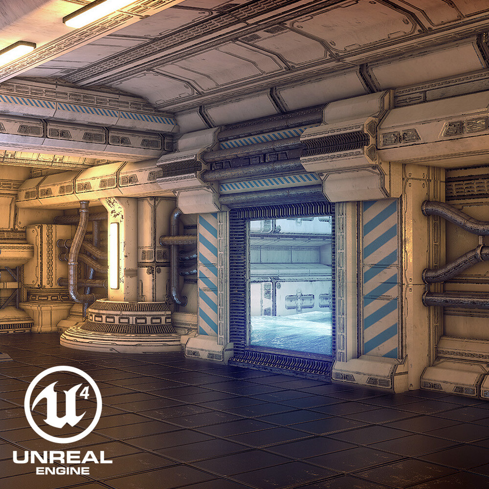 ArtStation - UE4 Modular Level